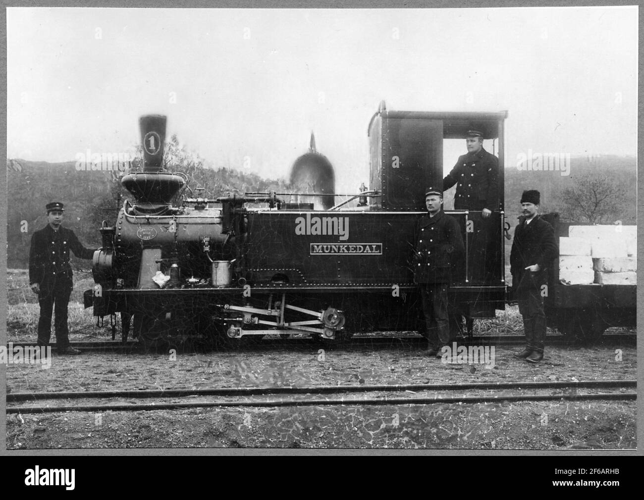 Munkedals rail, MJ Lok 1 Stock Photo - Alamy