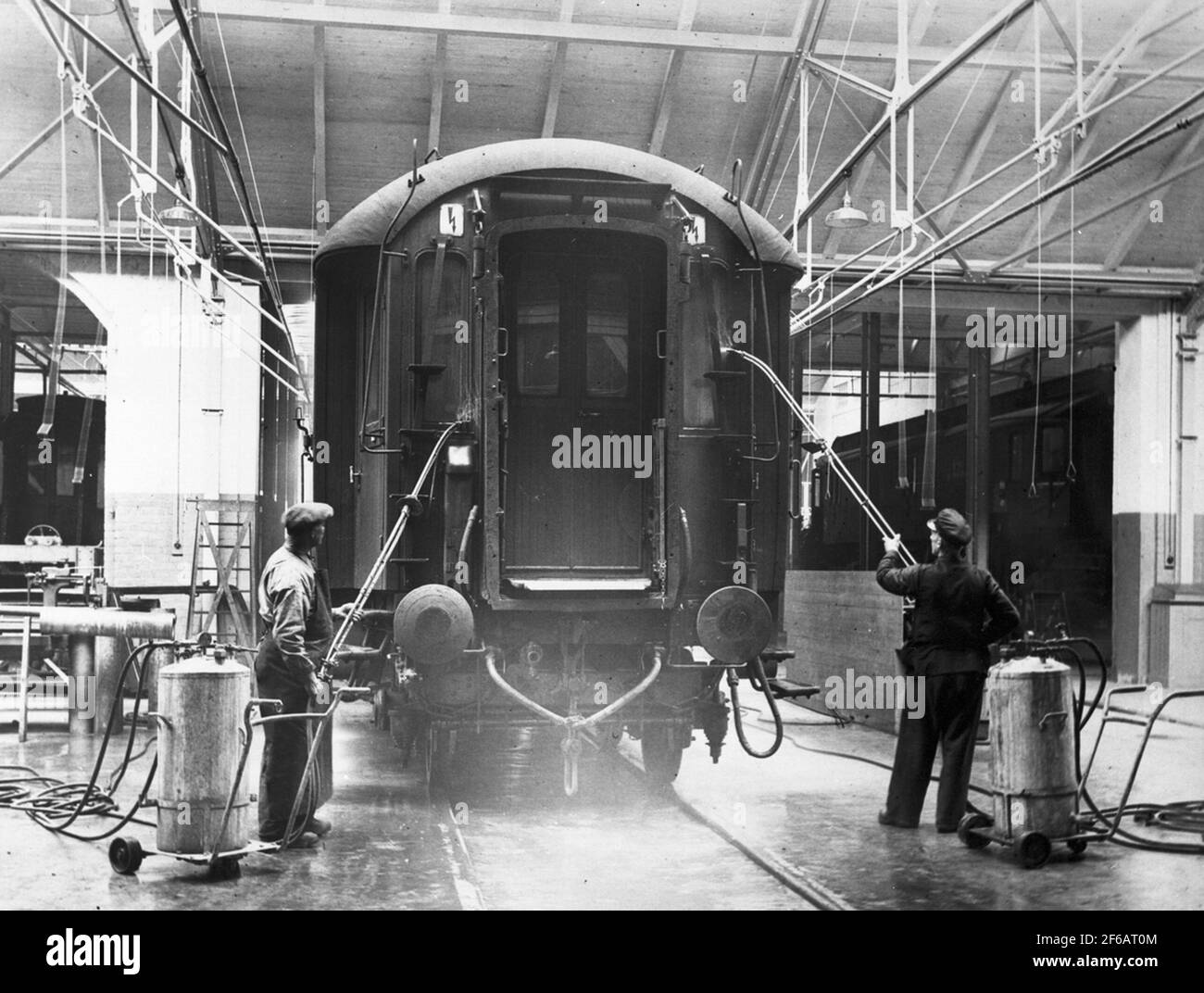 State Railways, SJ Main Workshop Stock Photo - Alamy
