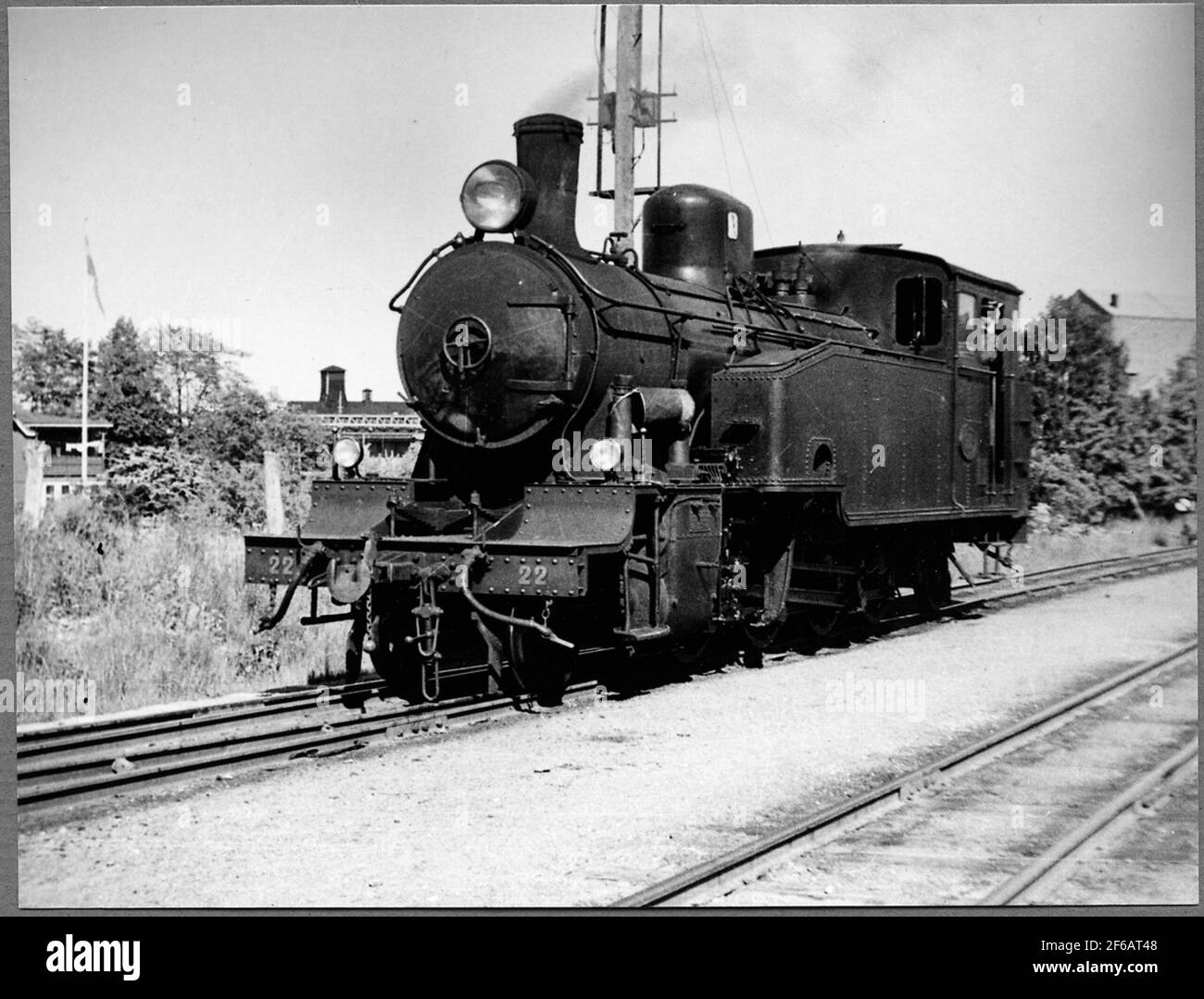 Steam locomotive, Northern Östergötland railways, pleasure Lok 22 ...
