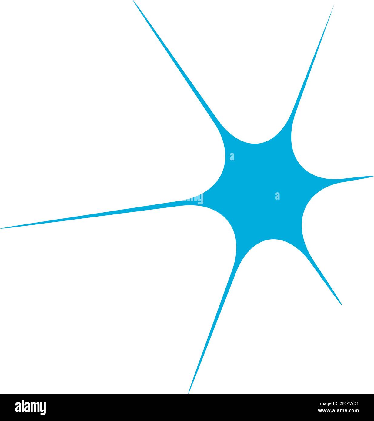 Star, starburst, sunburst icon, symbol. Radial shape, design element ...