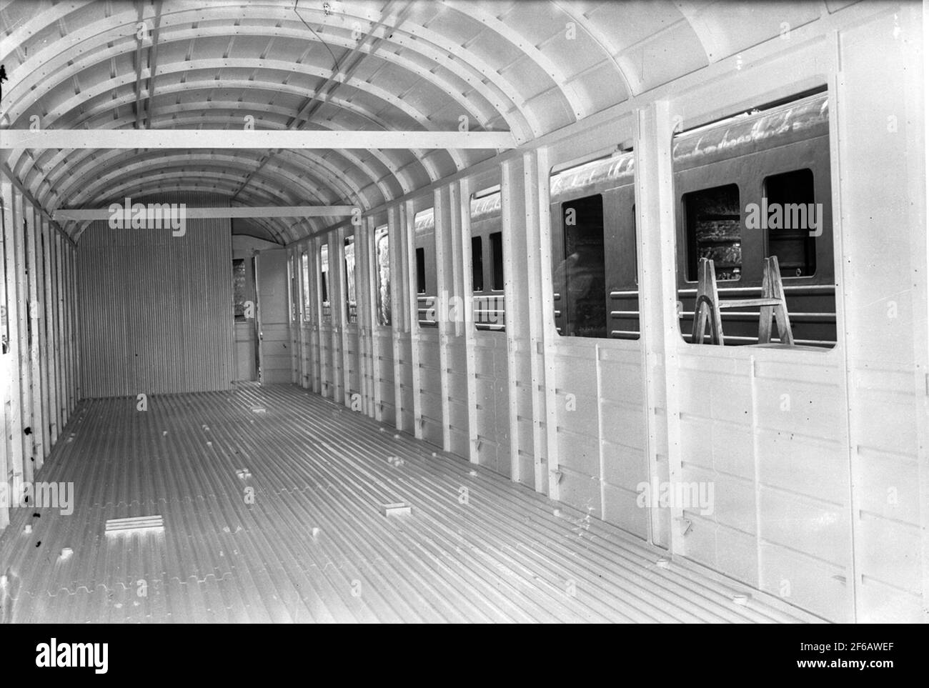 Interior of sheet metal BCO7B 4449 Stock Photo - Alamy