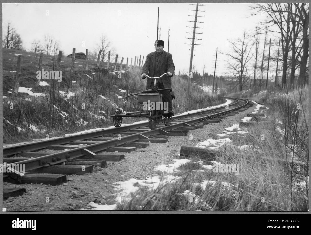 On the line between Åtvidaberg and Bersbo Stock Photo - Alamy