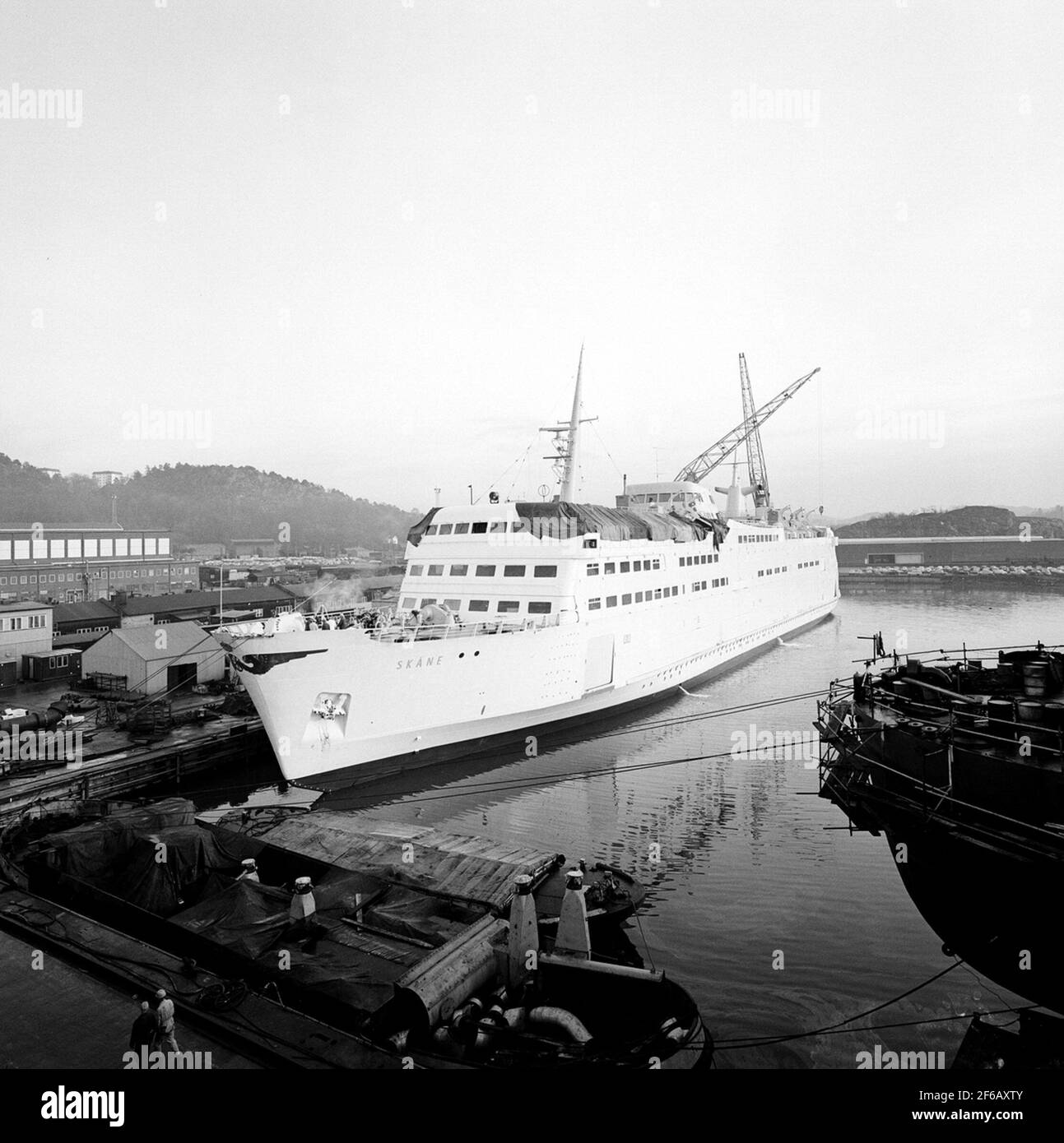 Train ferry Skåne Stock Photo - Alamy