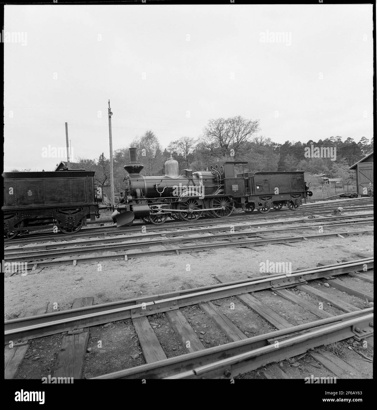 The state's railways, SJ Da 347 Stock Photo - Alamy