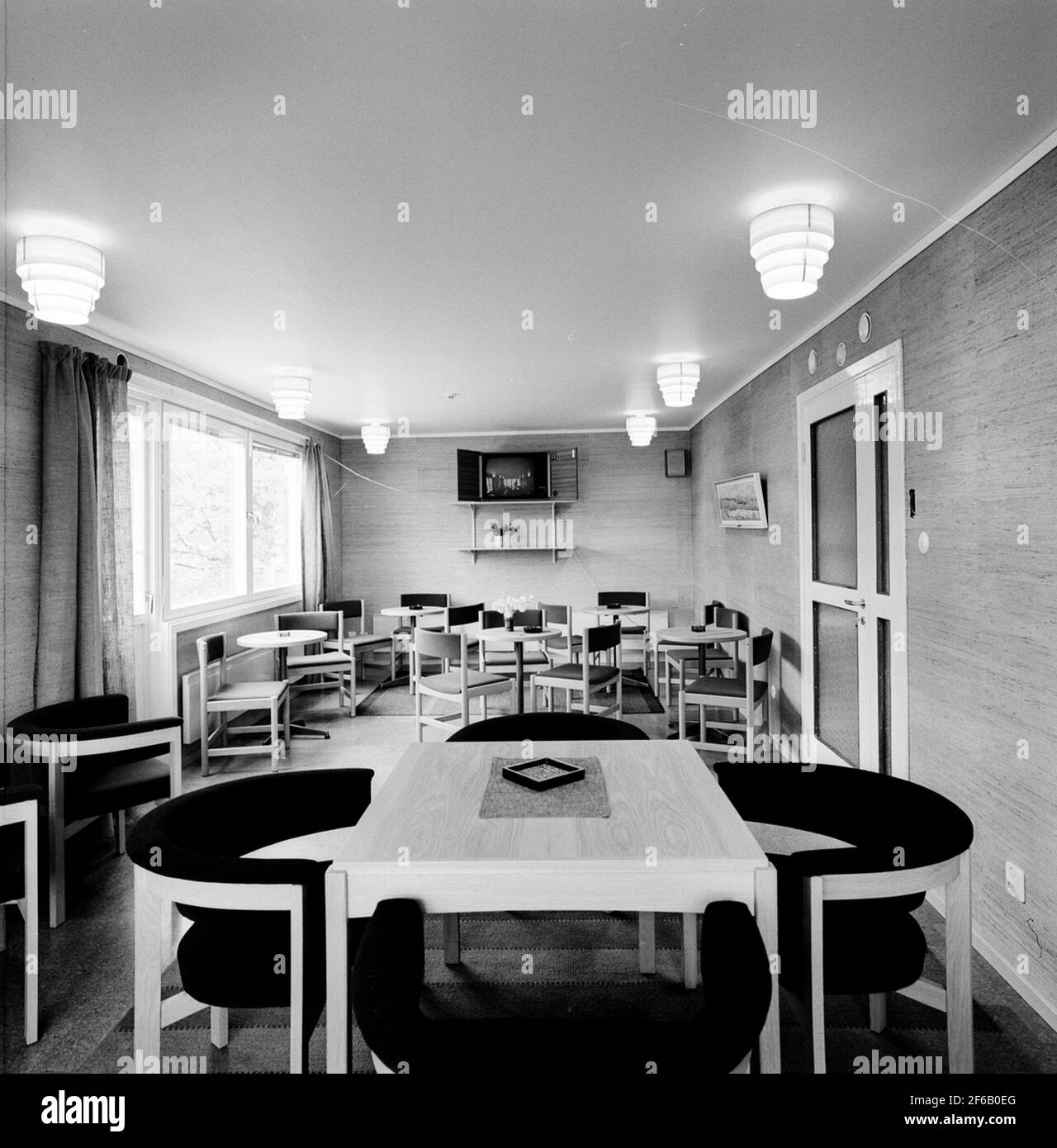 Cozy interior hotel room Black and White Stock Photos & Images - Alamy
