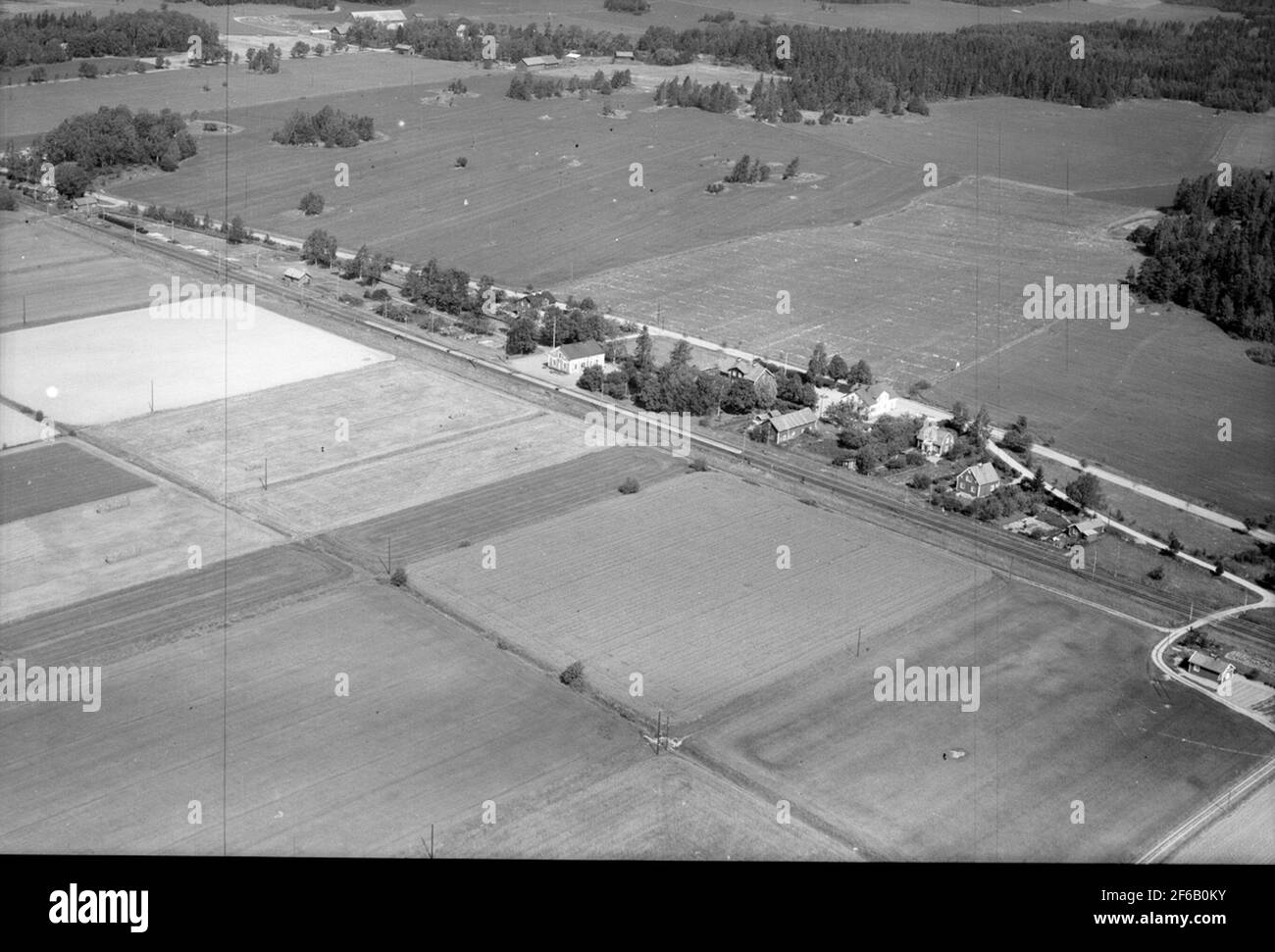 Aerial view of station Stock Photo - Alamy