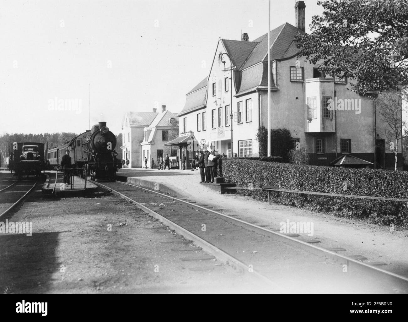 Dalsland's railway, DJ train Stock Photo - Alamy