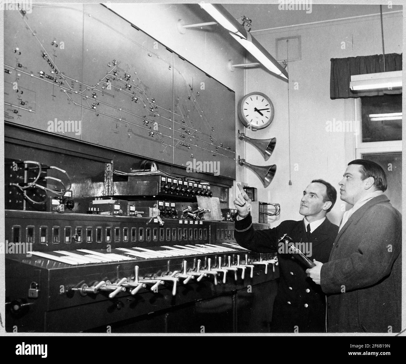 The switchgear at Angle Station Stock Photo - Alamy