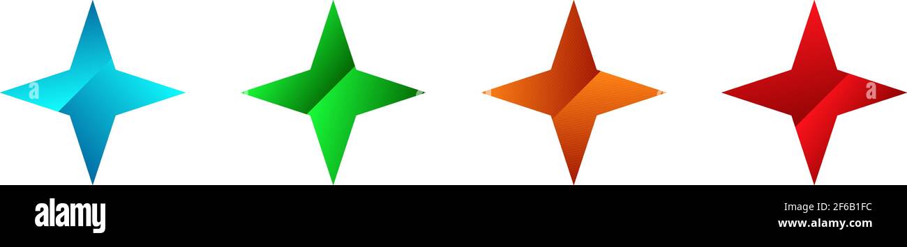 Star, starburst, sunburst icon, symbol. Radial shape, design element ...