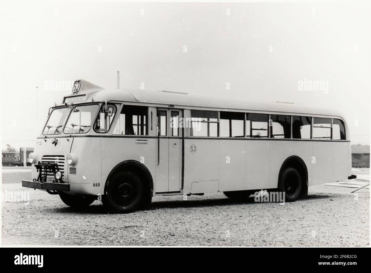 The state's railways, SJ bus 850 Stock Photo - Alamy