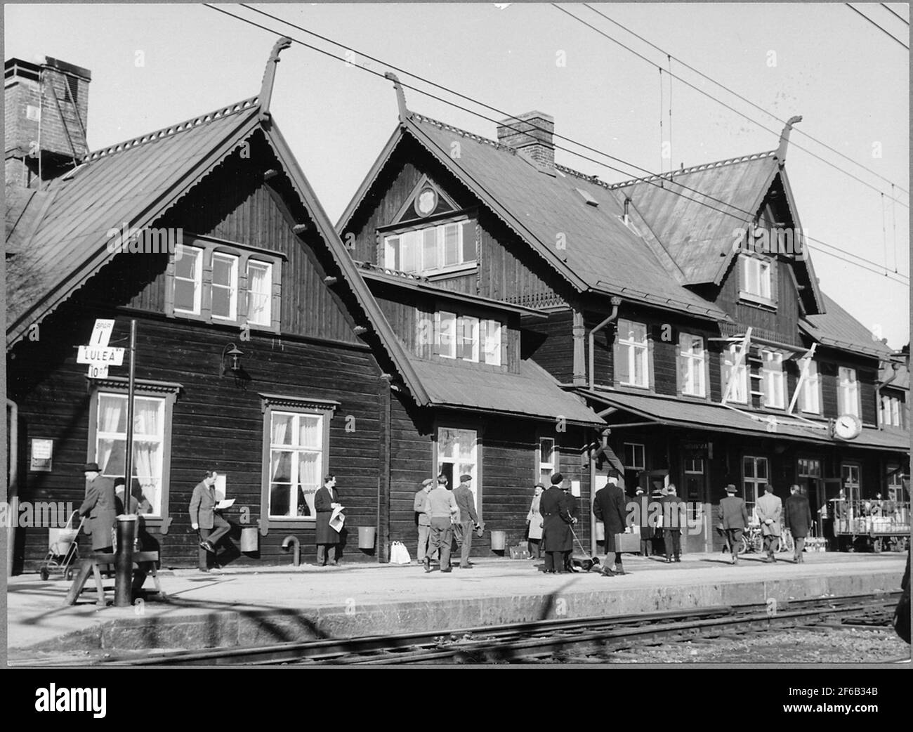 Boden station house Stock Photo - Alamy