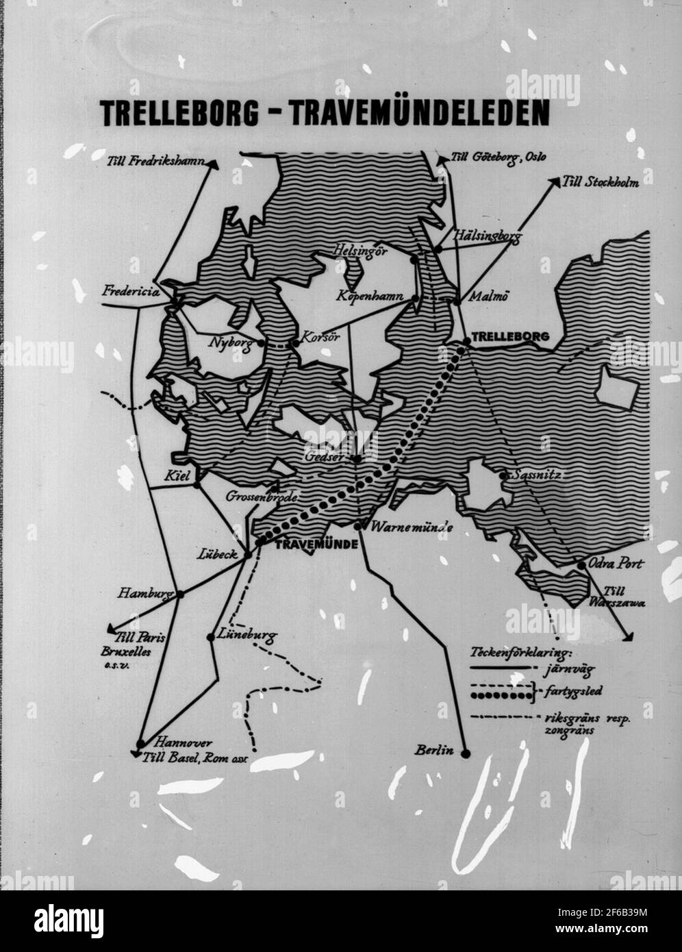 Trelleborg map hi-res stock photography and images - Alamy