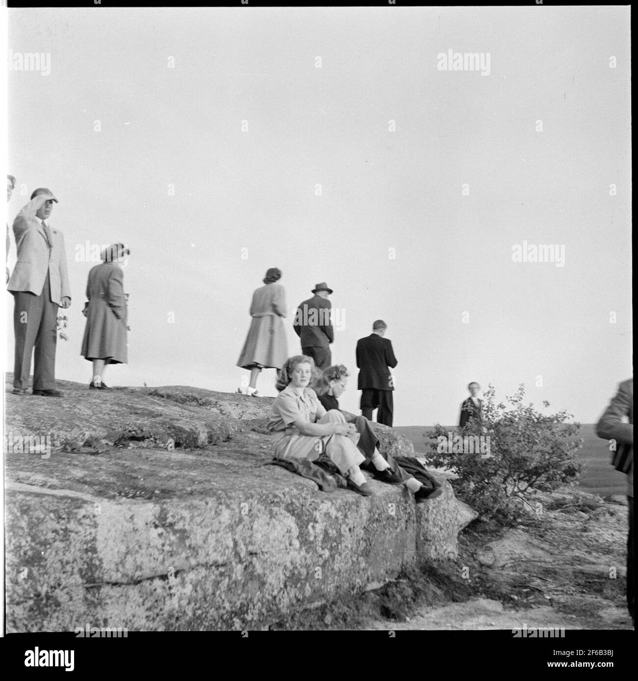 At the top of the Luppioberget between Hedenäset and Övertorneå Stock ...