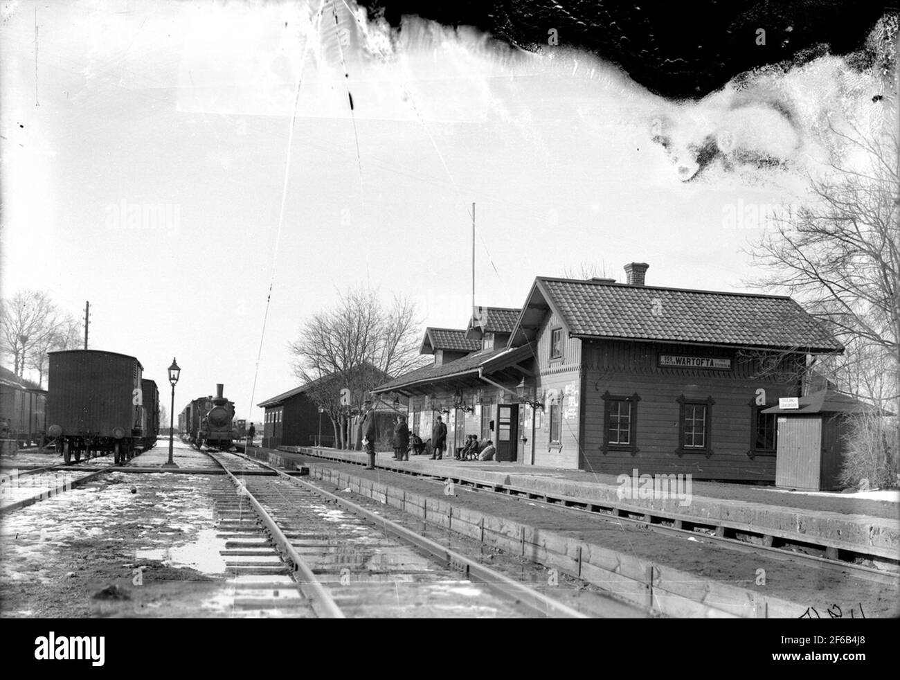 The station was built in 1862. One-floor station building in wood Stock ...