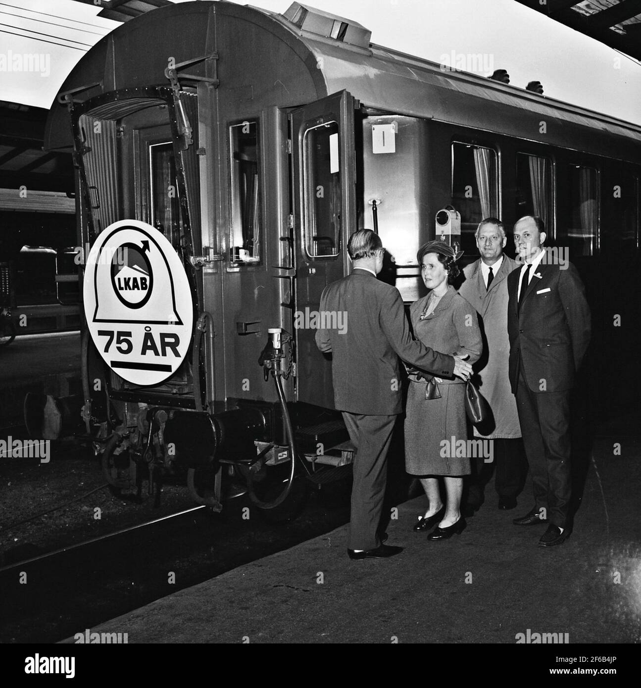 LKAB 75 years. Director General Erik Upmark Stock Photo - Alamy