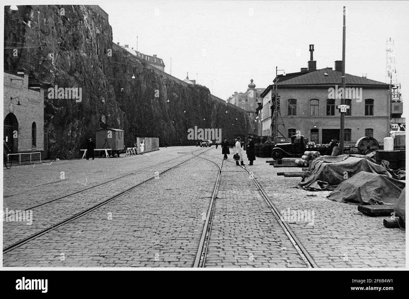 The far left in picture is visible city center Stock Photo - Alamy