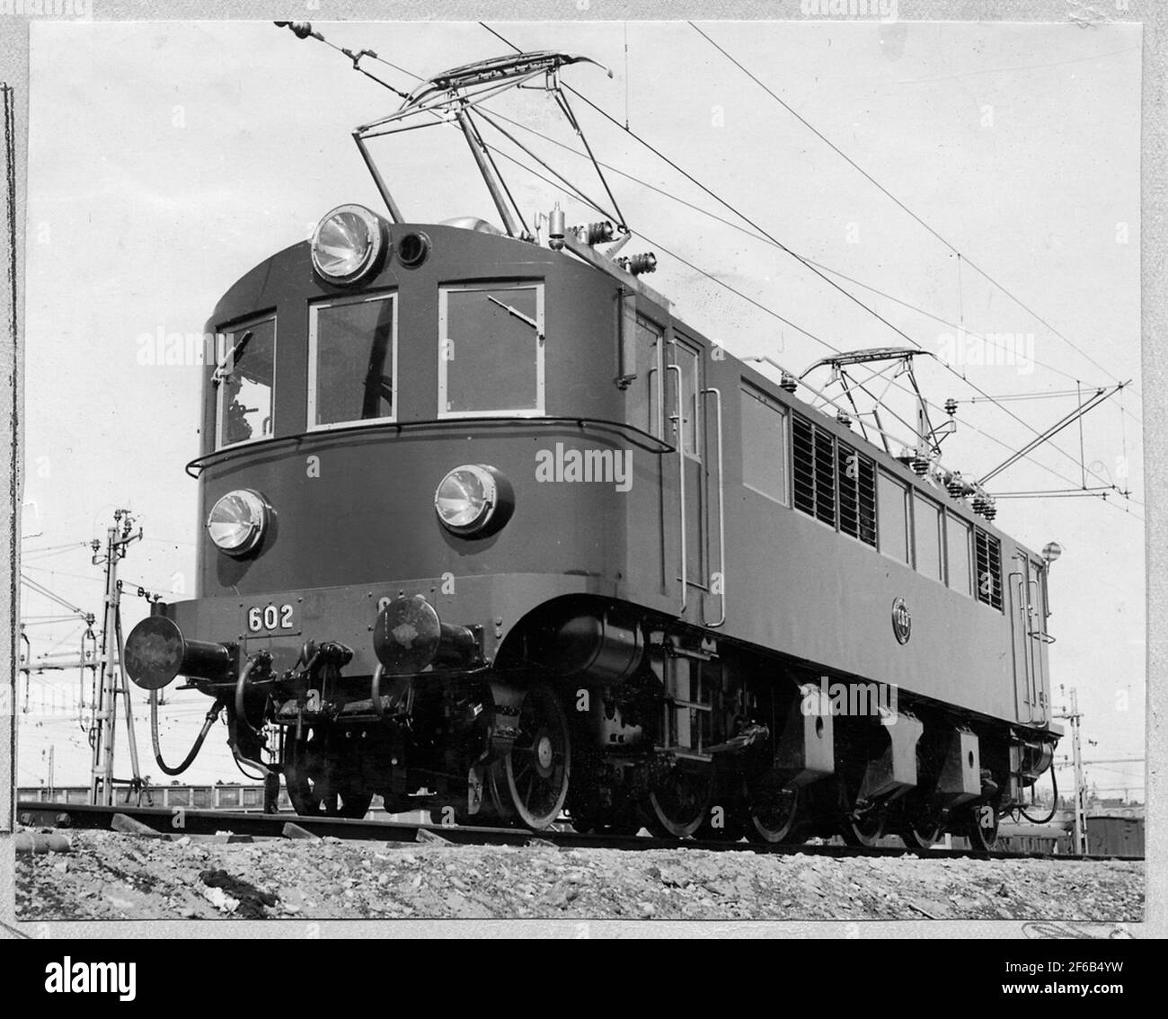 The state's railways, SJ F 602 Stock Photo - Alamy