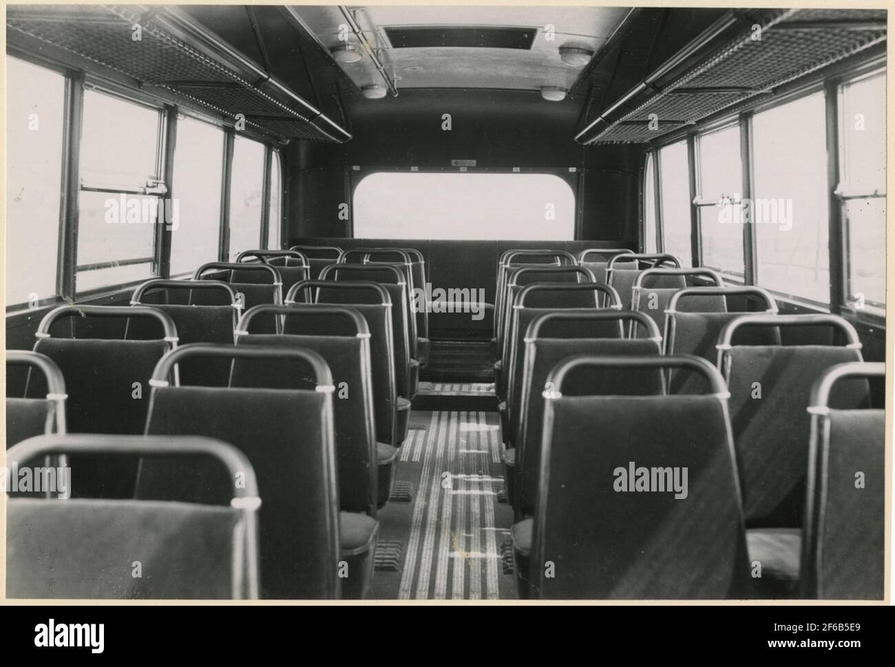 Interior on board bus Stock Photo - Alamy