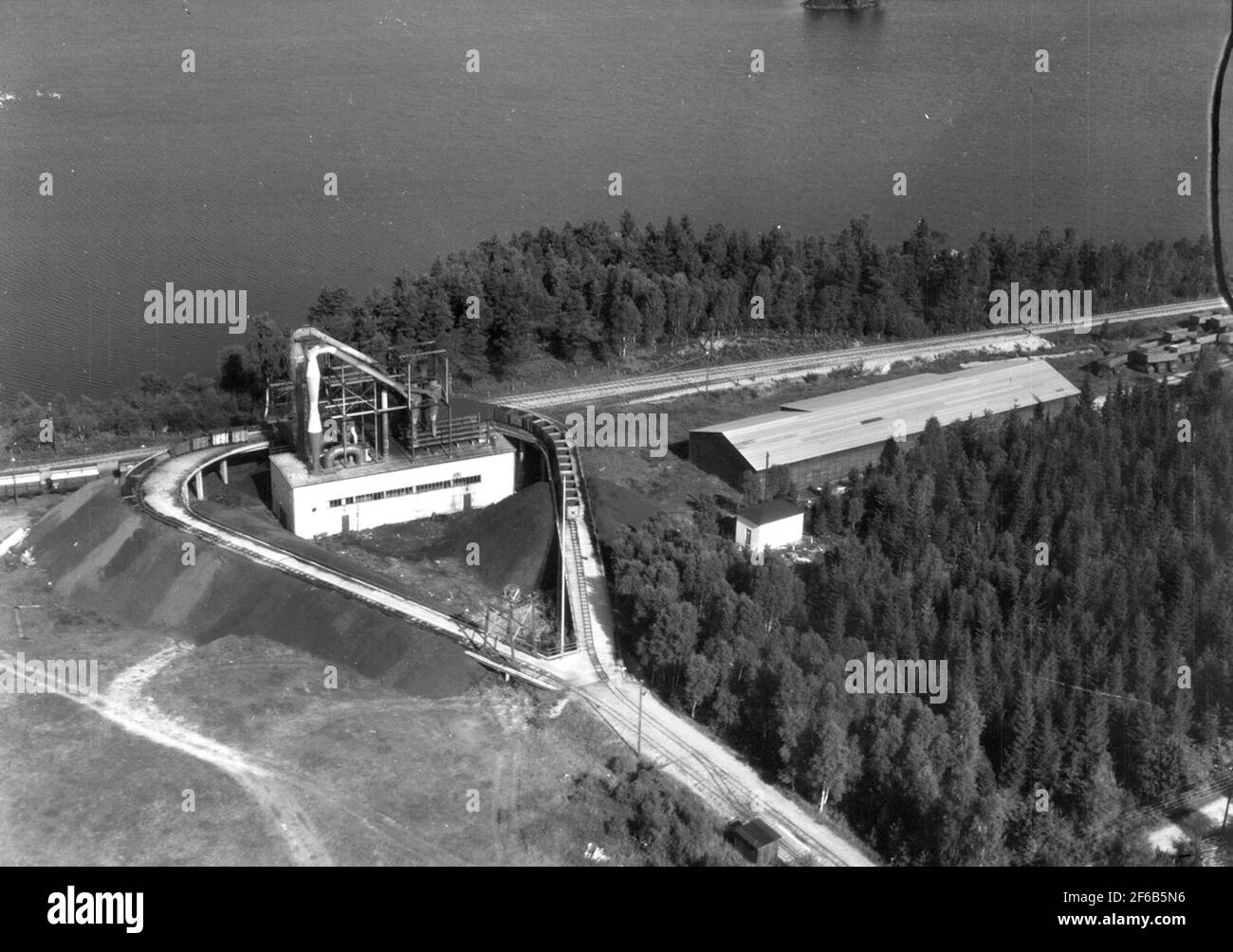 Aerial view of the mill Stock Photo - Alamy