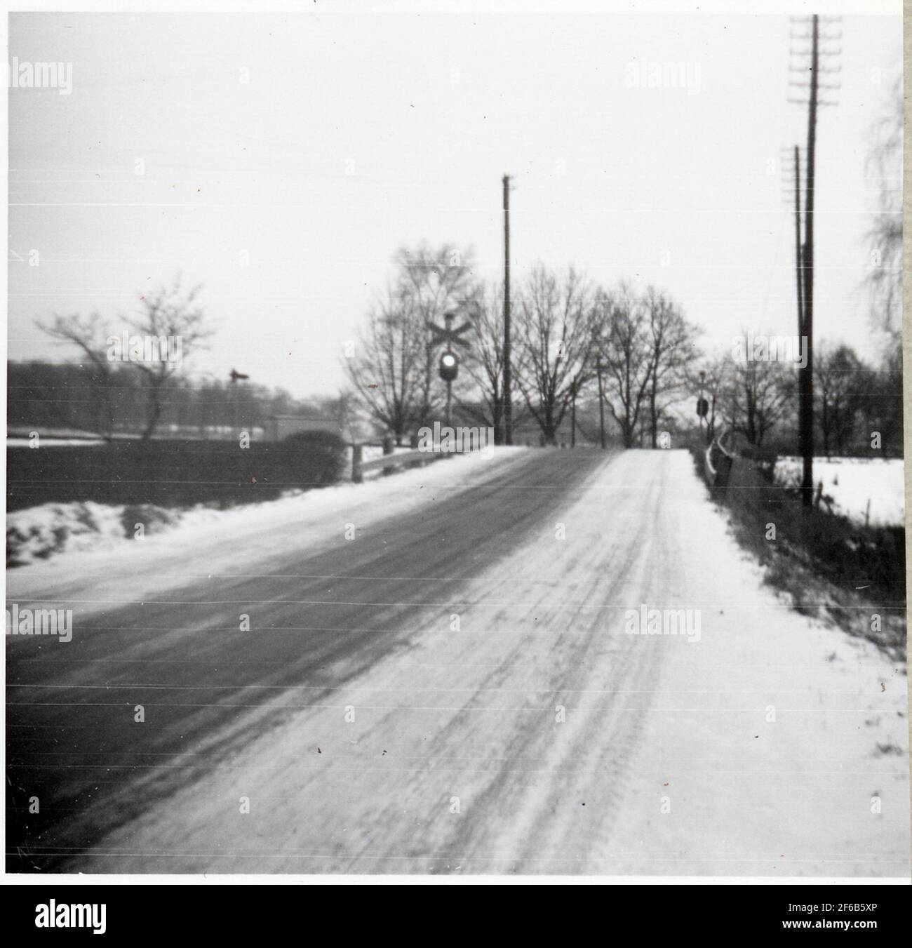 Railway transition at Herrevad monastery, on the stretch between the ...