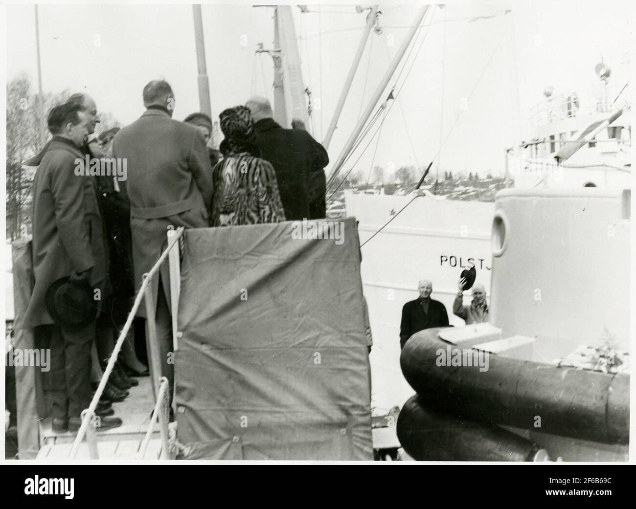 The inauguration of the tugboat "Simson Stock Photo - Alamy
