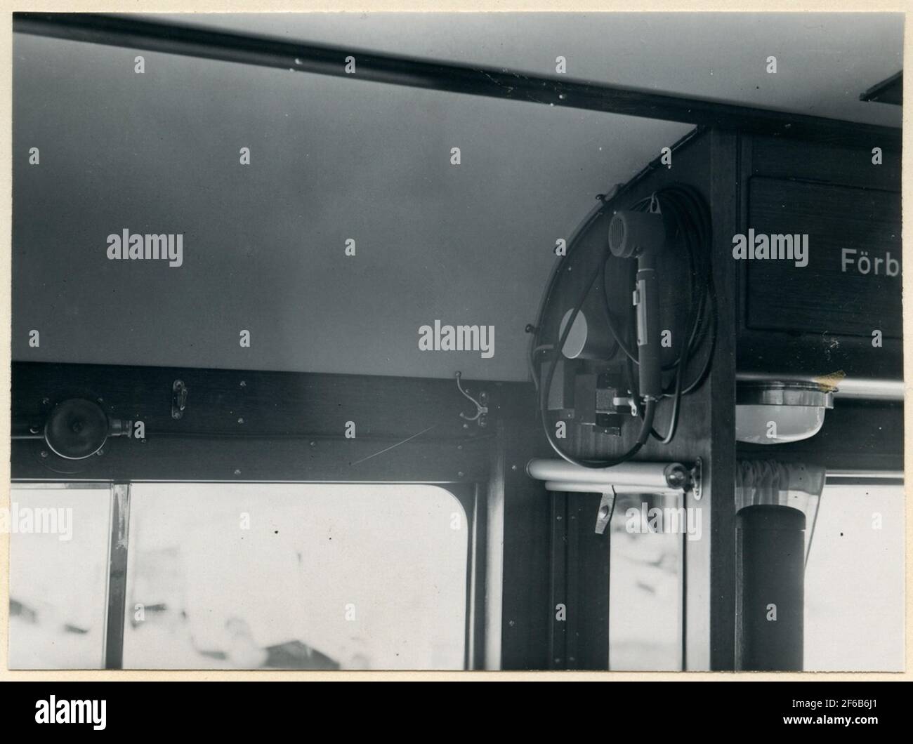 Detail of interior design in bus Stock Photo - Alamy
