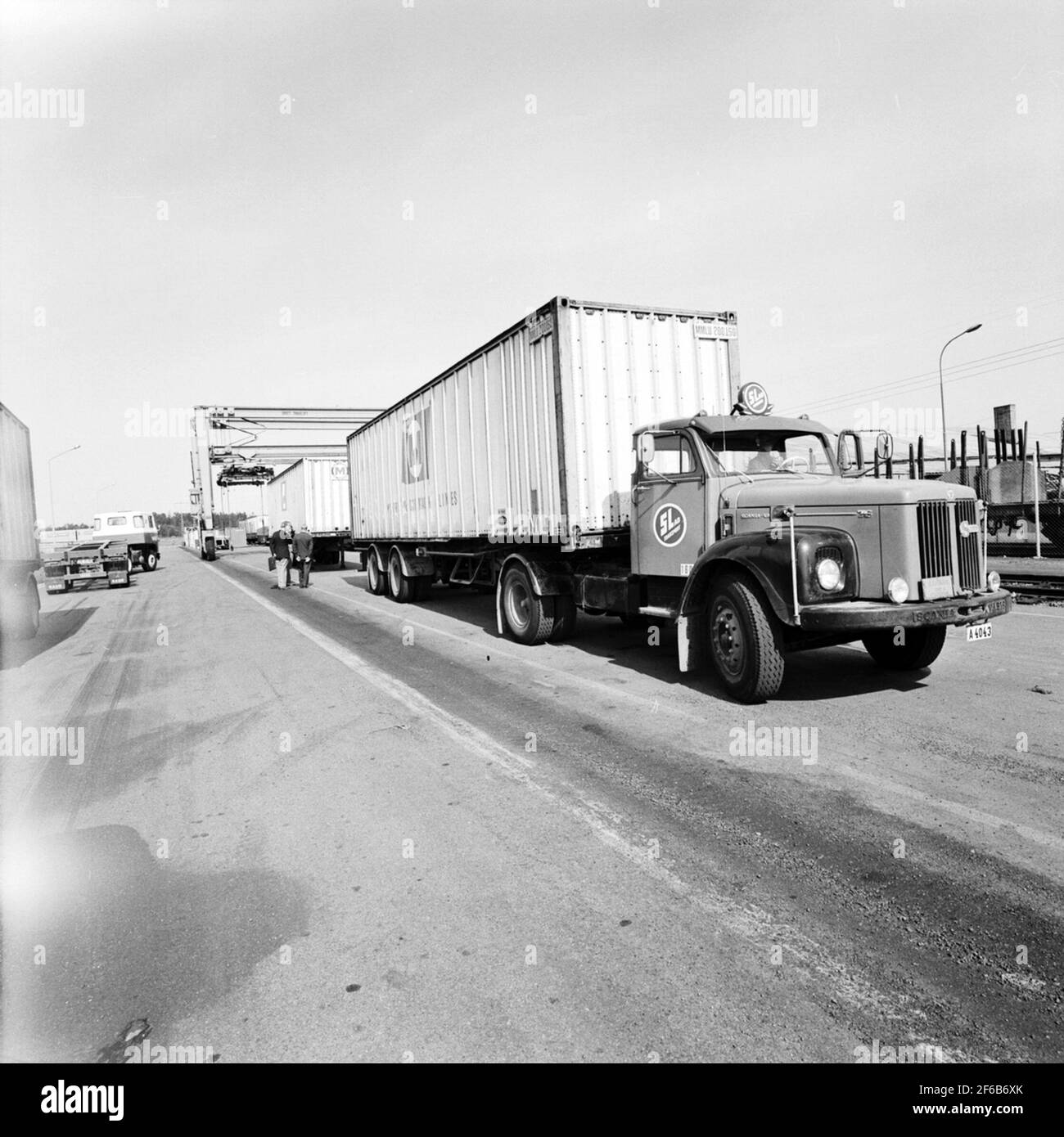 Norwegian Container Transport Stock Photo - Alamy