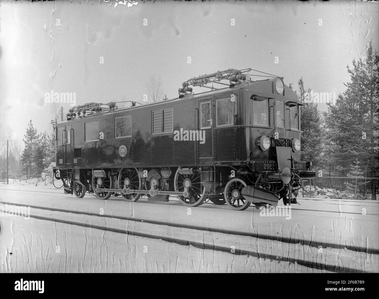 State Railways, SJ D 291. Wagon & Machine Factory ASJ Stock Photo - Alamy