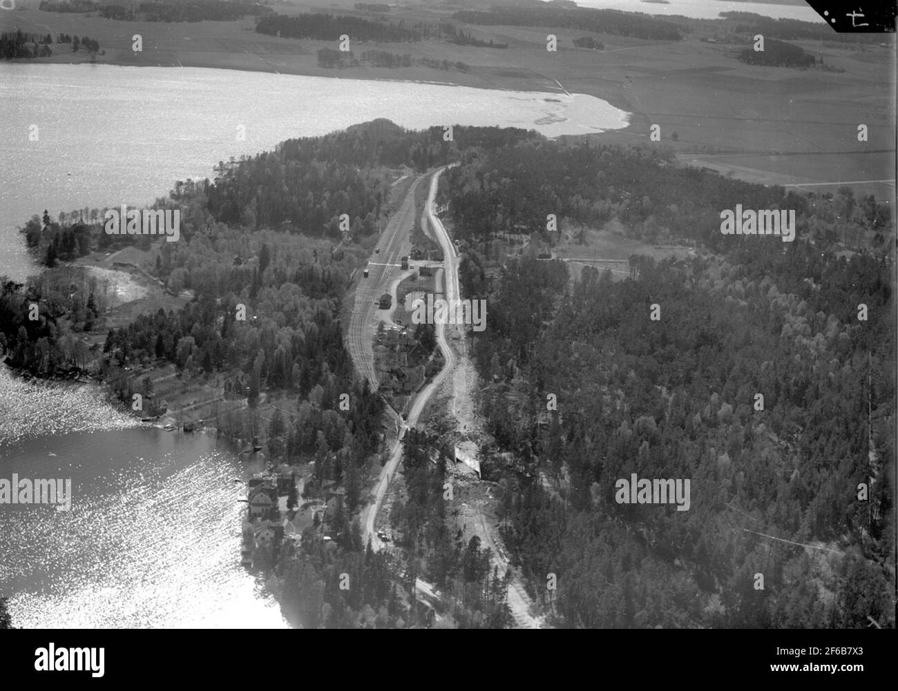 Aerial view of station Stock Photo - Alamy