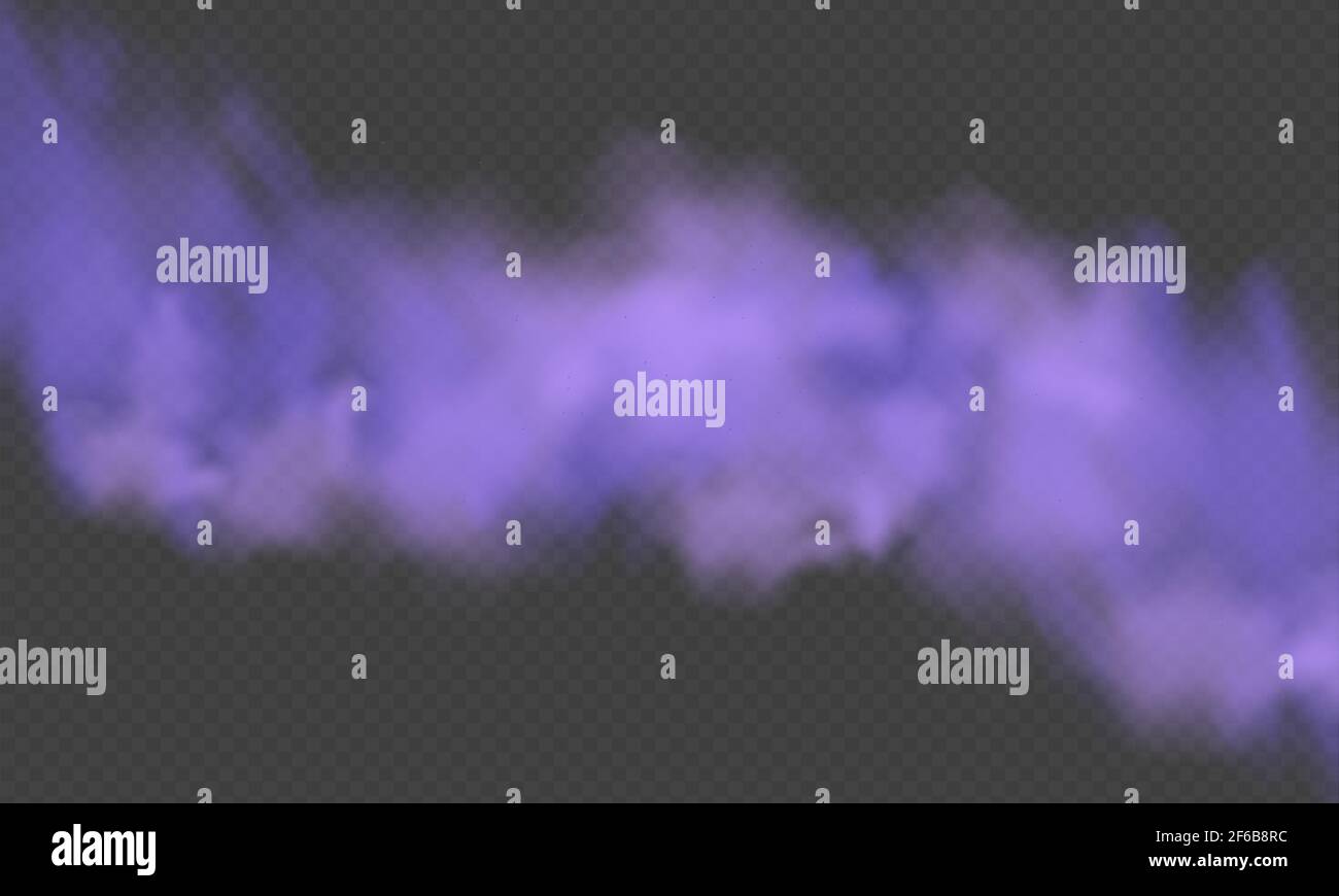 Purple fog or smoke.Purple dust with particles. Violet smoke or dust ...
