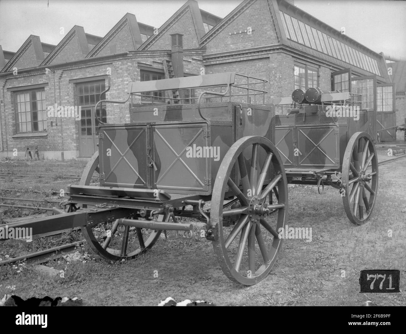 Radio cart with subpoeners Stock Photo - Alamy
