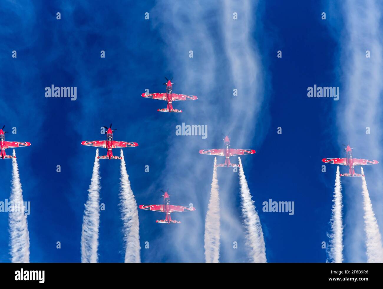 Canberra, Australia, 31 March, 2021. The Roulettes are the Royal ...