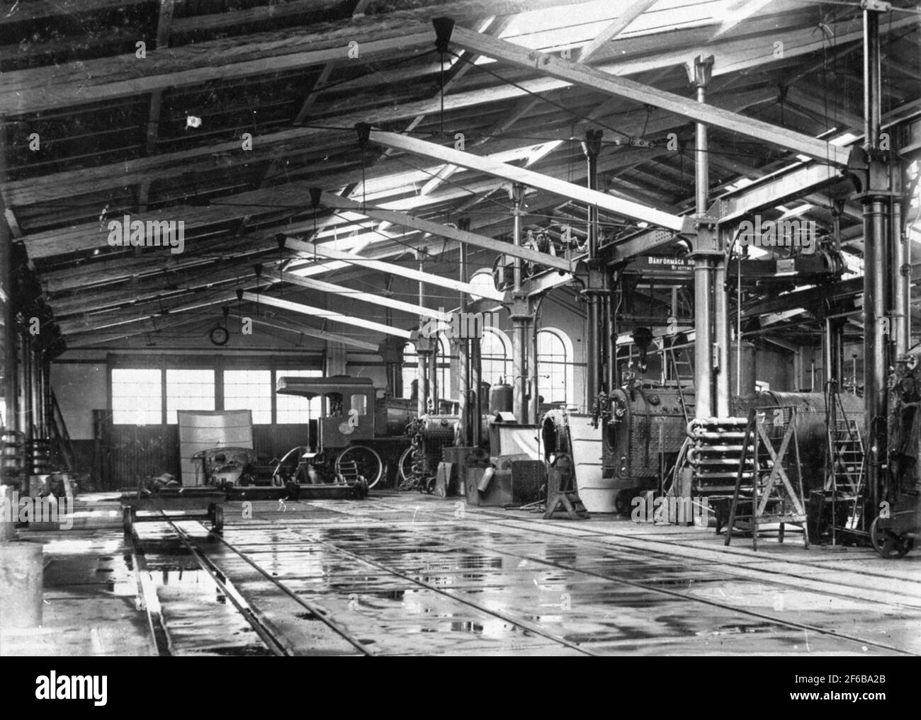 Interior of the locomotive Stock Photo - Alamy