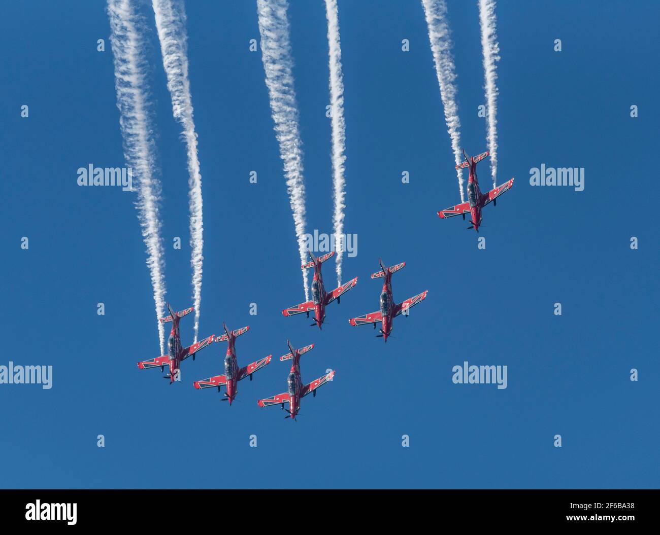 Canberra, Australia, 31 March, 2021. The Roulettes are the Royal ...