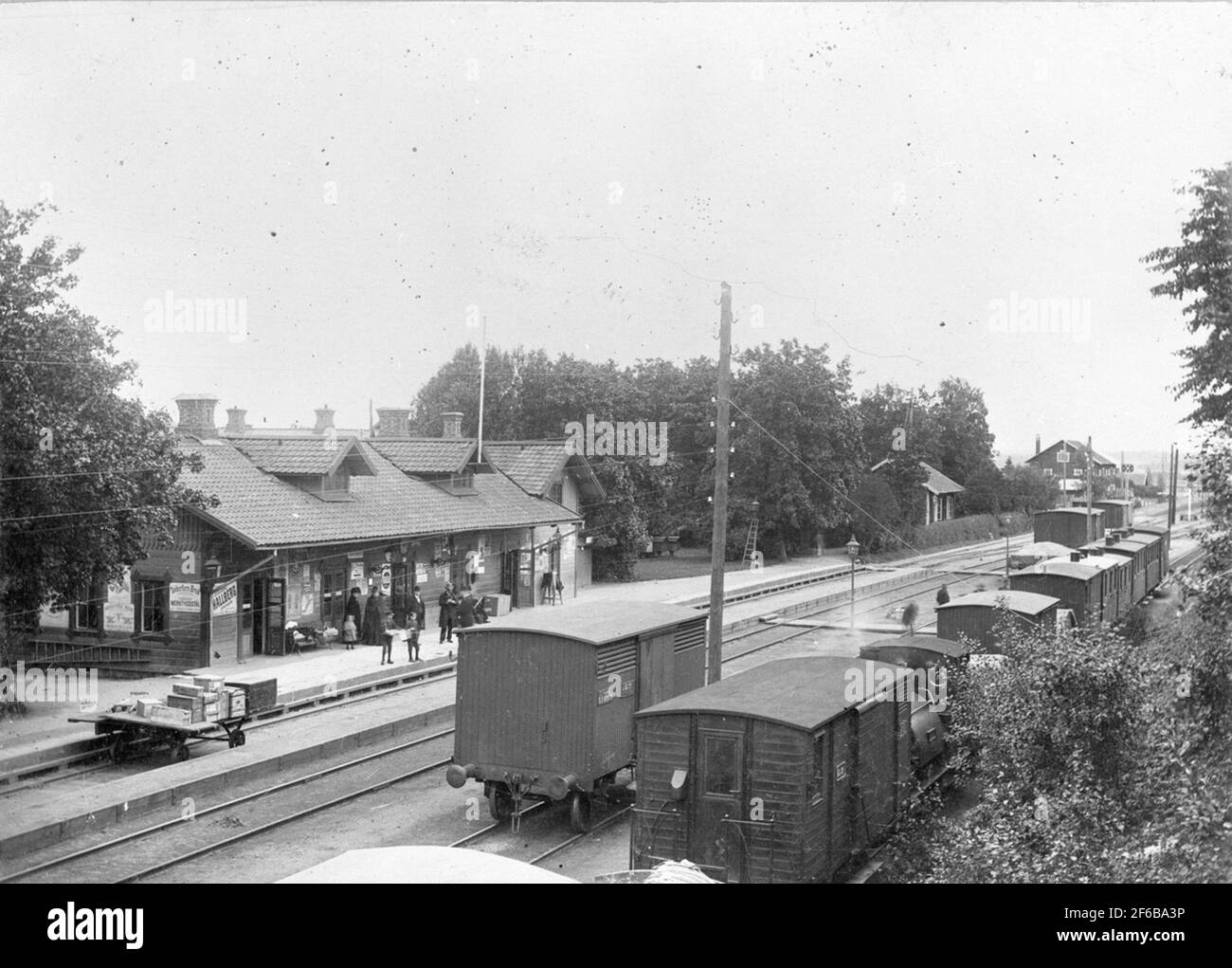 The station was built in 1862. One-floor station building in wood ...