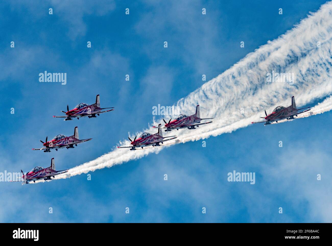 Canberra, Australia, 31 March, 2021. The Roulettes are the Royal ...