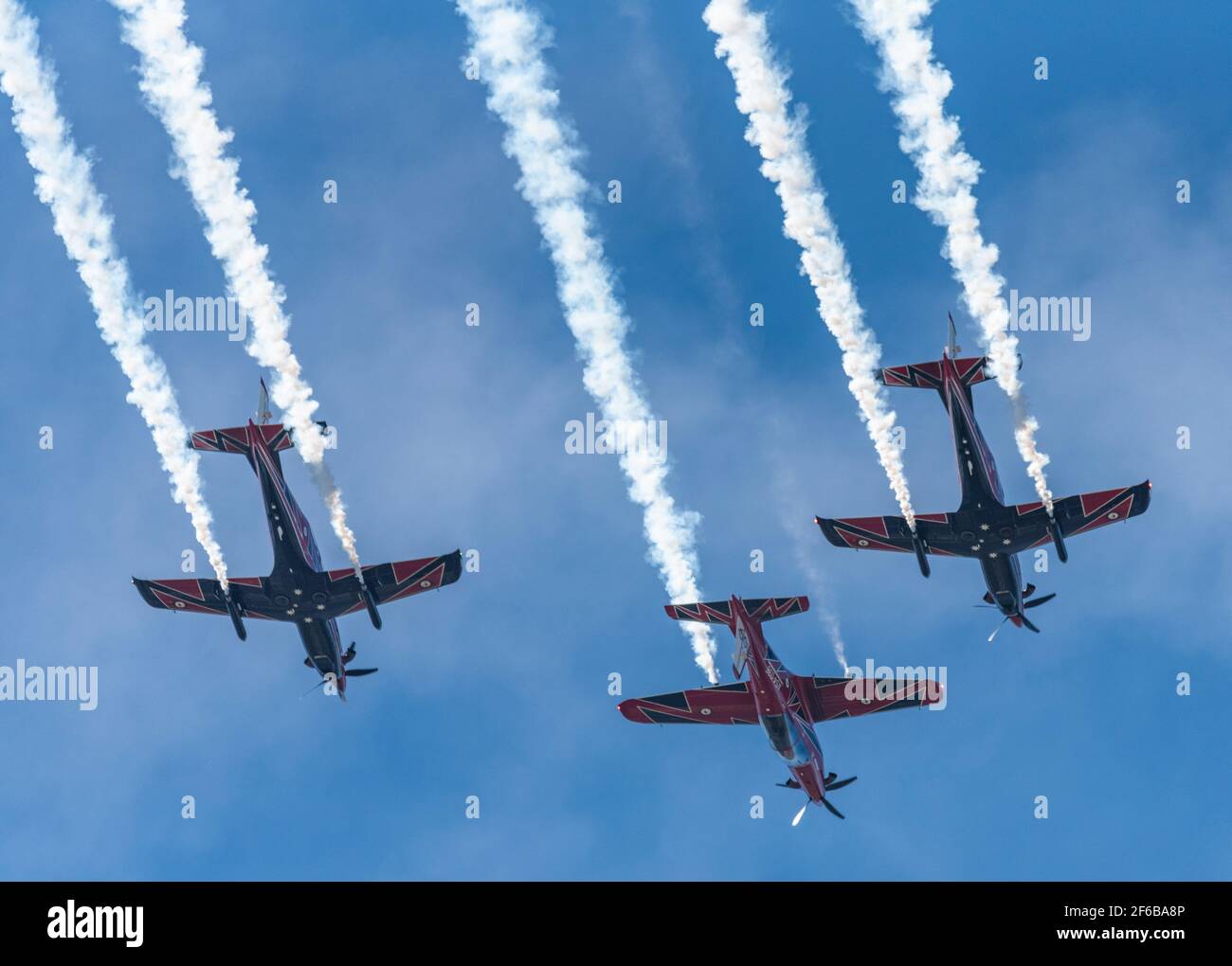 Canberra, Australia, 31 March, 2021. The Roulettes are the Royal ...