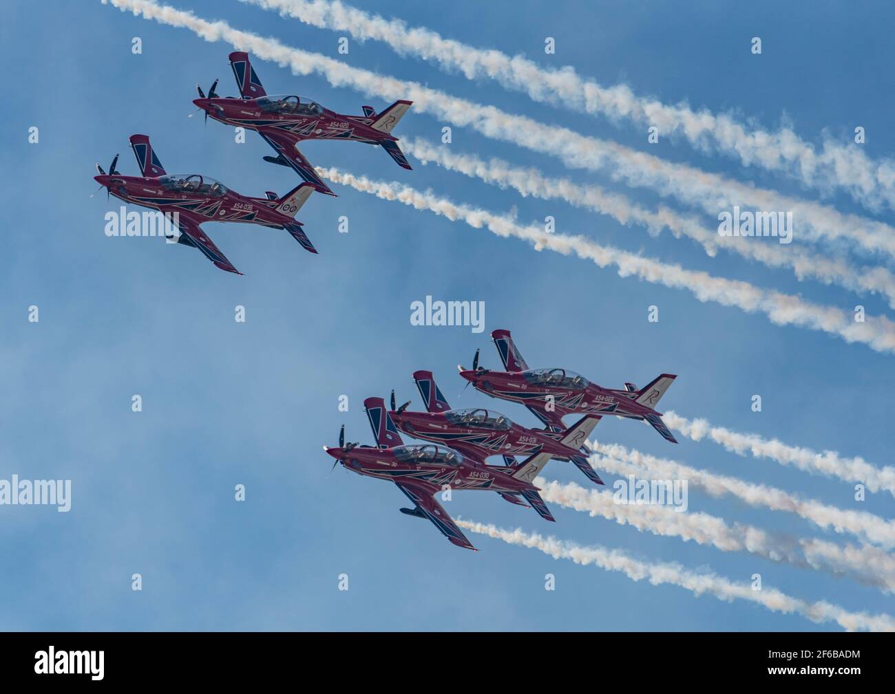 Canberra, Australia, 31 March, 2021. The Roulettes are the Royal ...