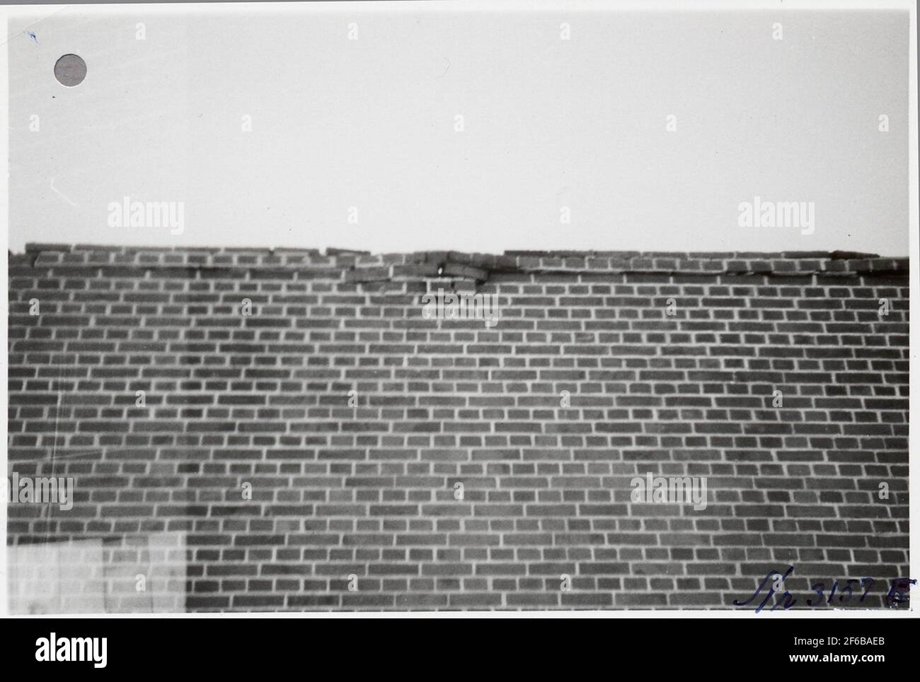 Part of the reformer station in Kläppa, Ljusdal after fire Stock Photo ...
