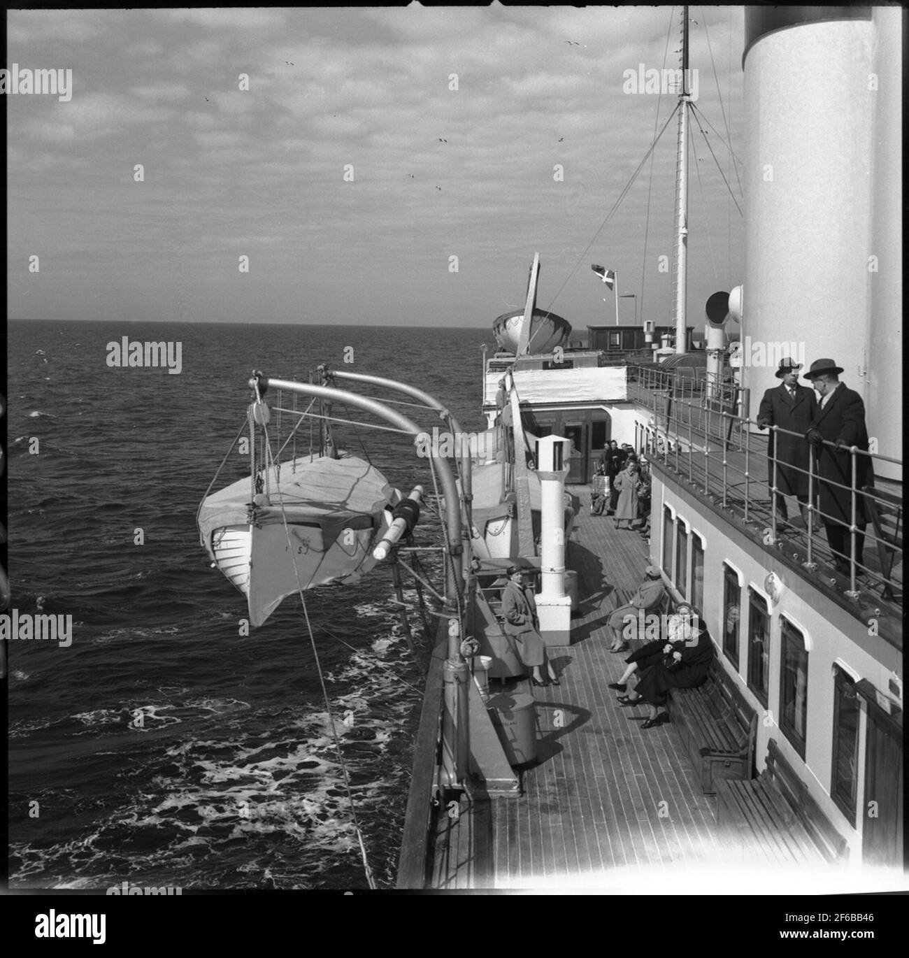 Train ferry Queen Victoria, tire motif. Ferry mode in Sassnitz. The ...
