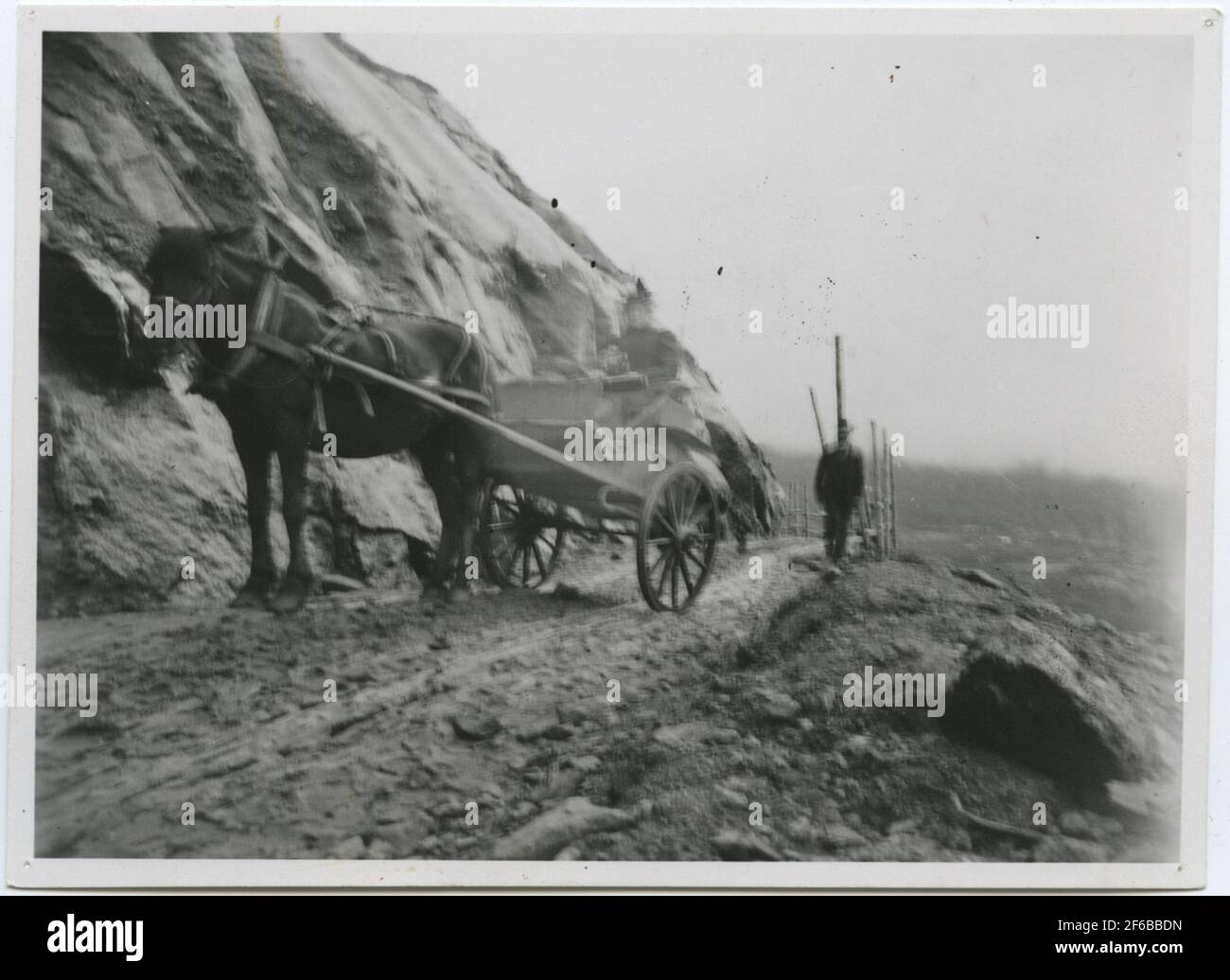 The post office on the plant road / material road up in the Norddalen ...
