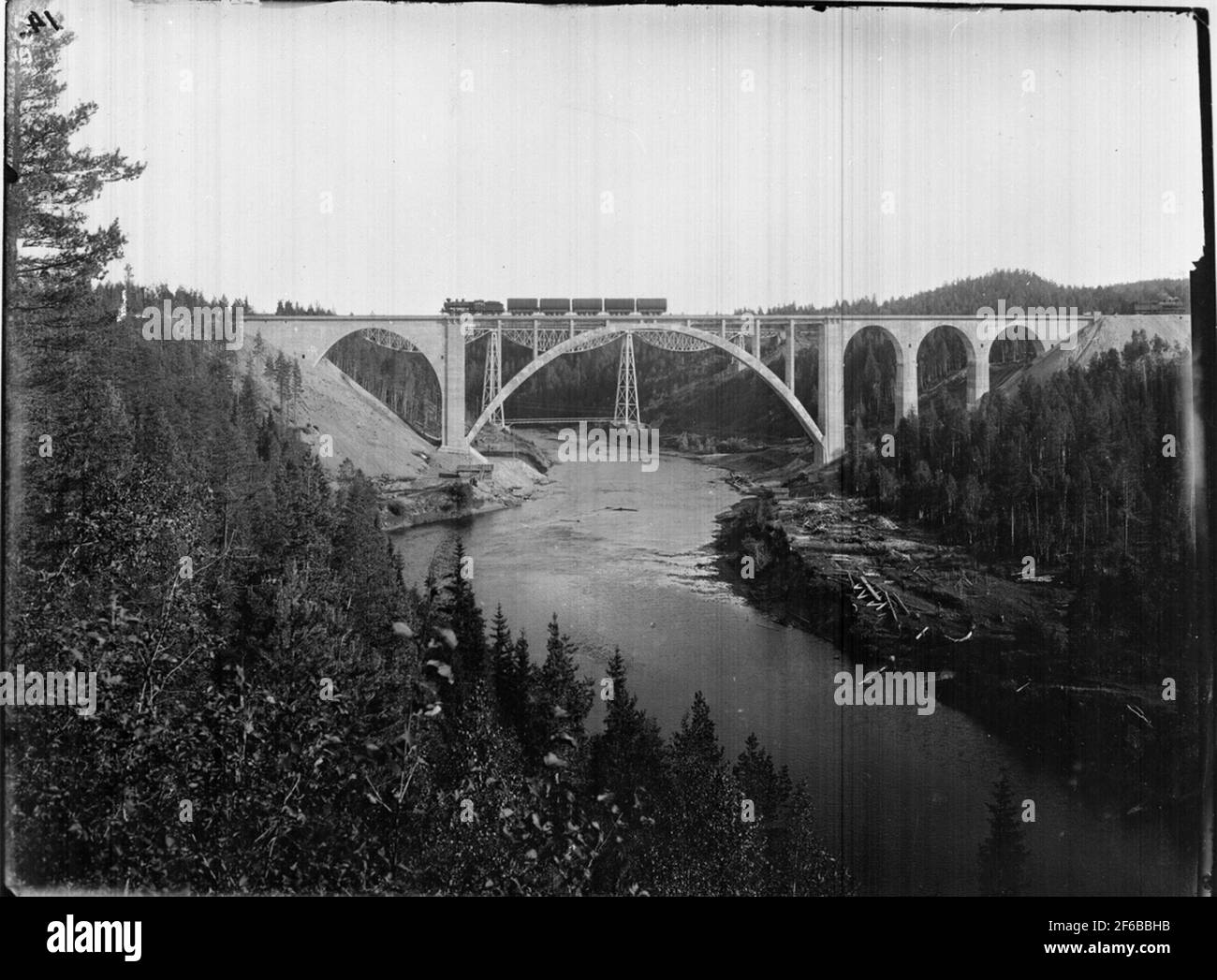Sample load of new bridge in reinforced concrete. Building commenced in ...