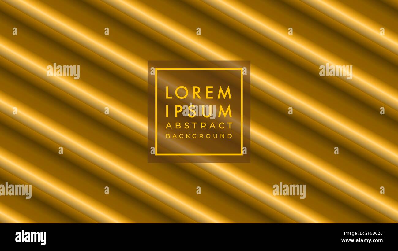 Vector illustration of diagonal golden pipe pattern. Abstract ...
