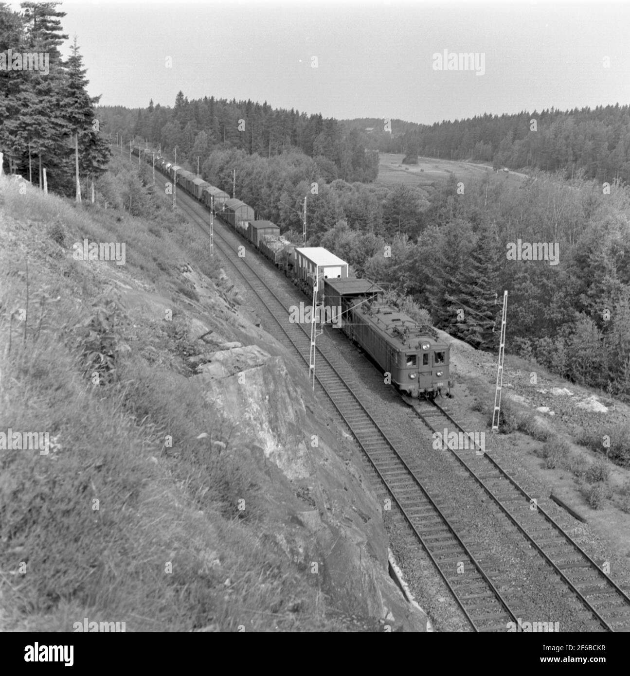 Freight train with D-Lok Stock Photo - Alamy