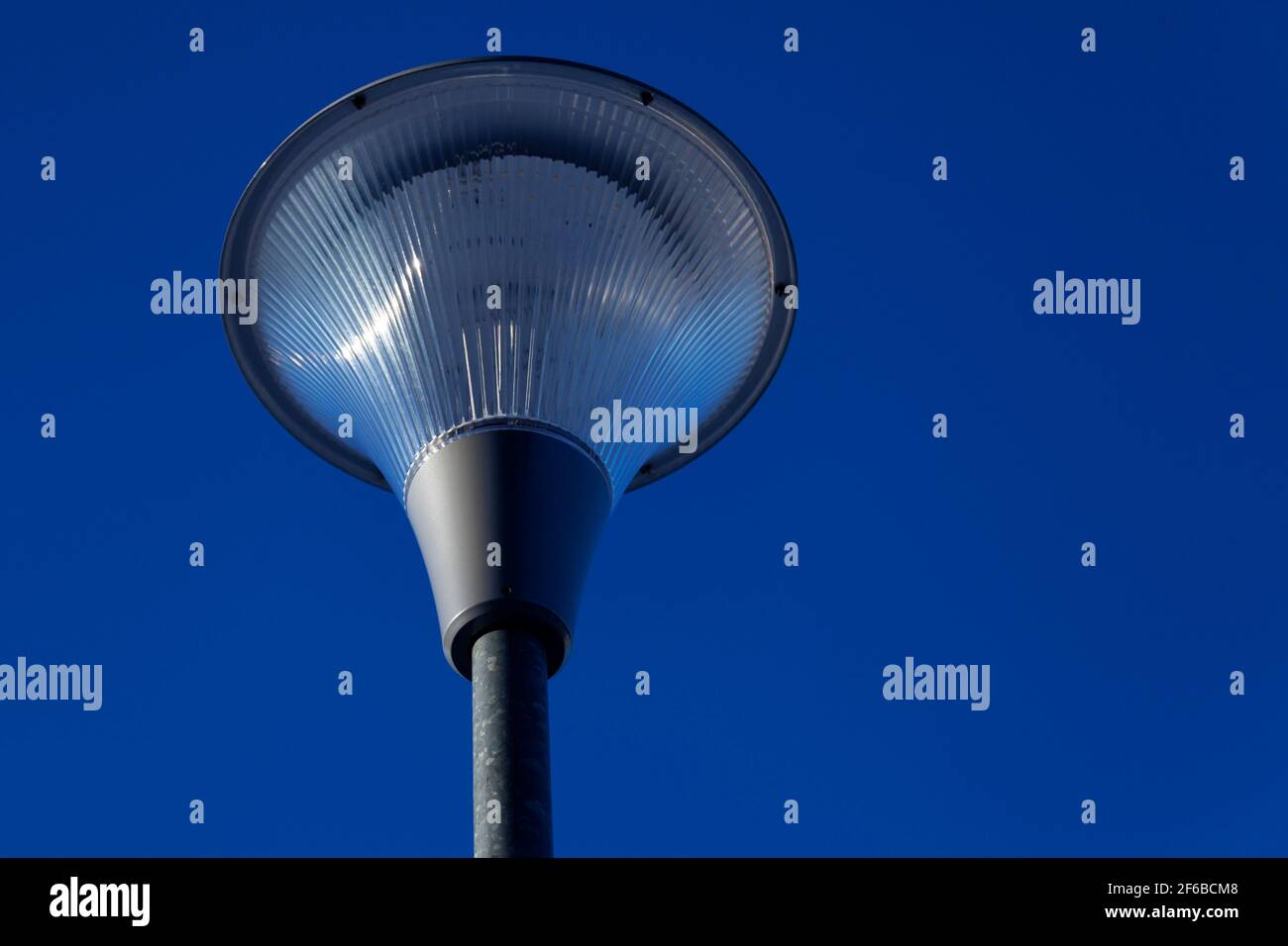 street lamp with beautiful arched glass Stock Photo - Alamy