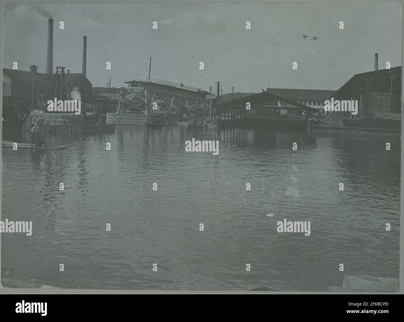 Bridge building over the Göta river Stock Photo - Alamy