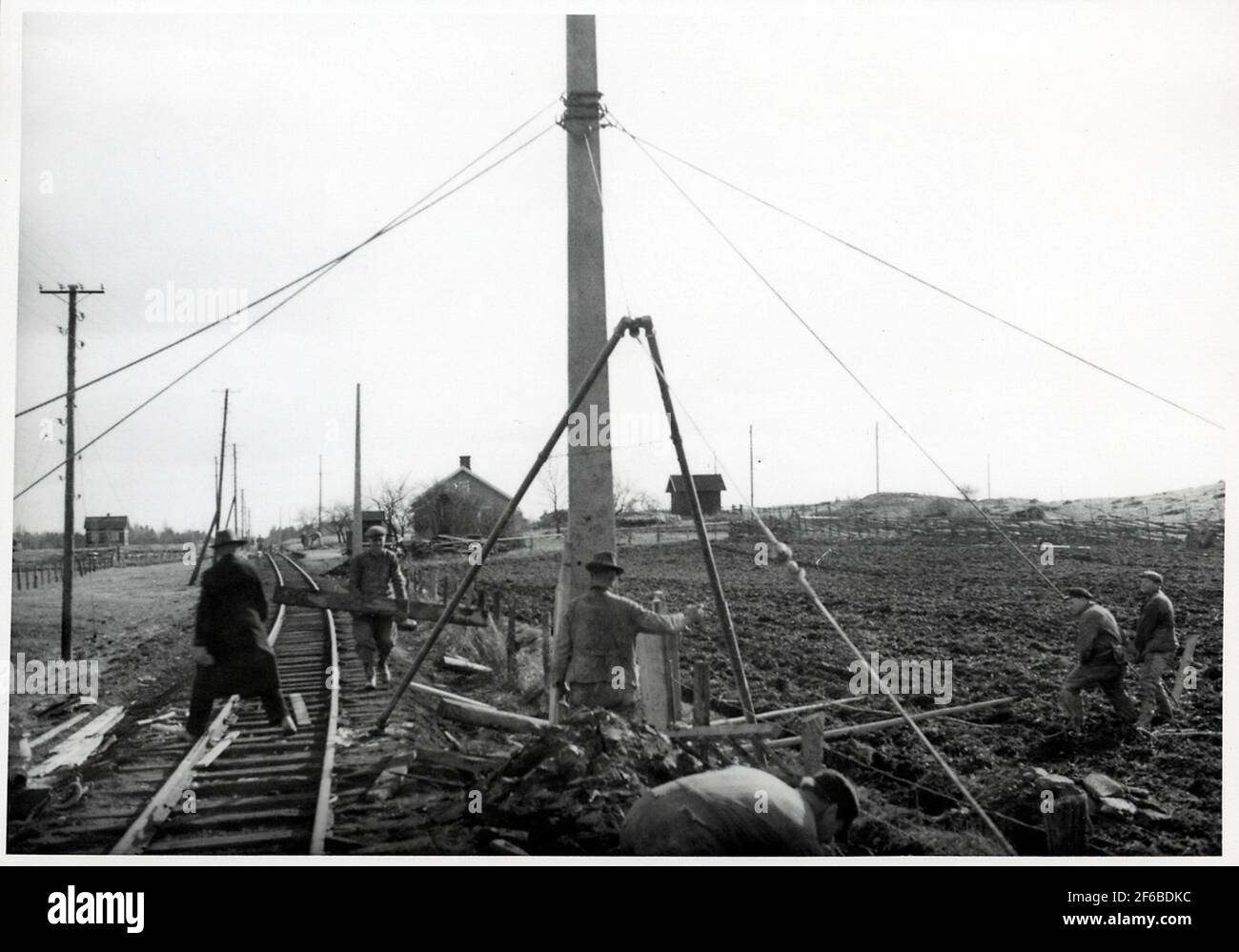 Rising of concrete posts Stock Photo - Alamy