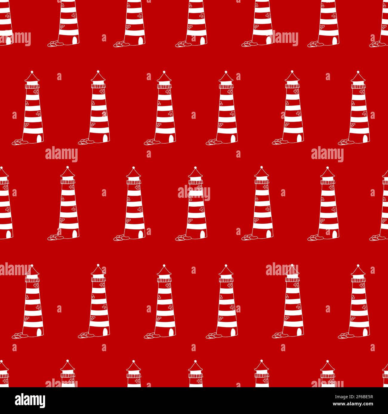 Seamless pattern with lighthouse Stock Vector Image & Art - Alamy