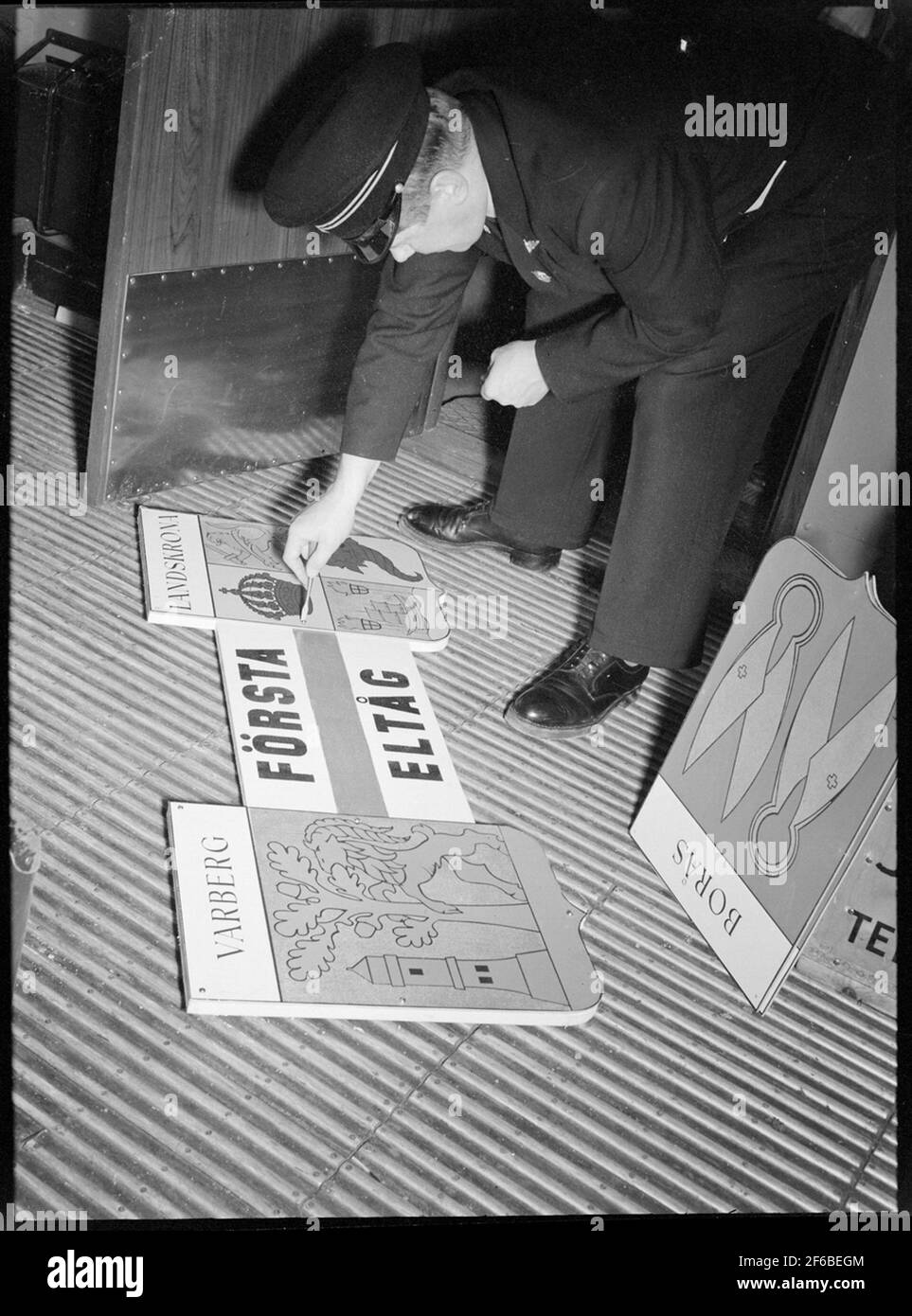 Work with signs Stock Photo - Alamy