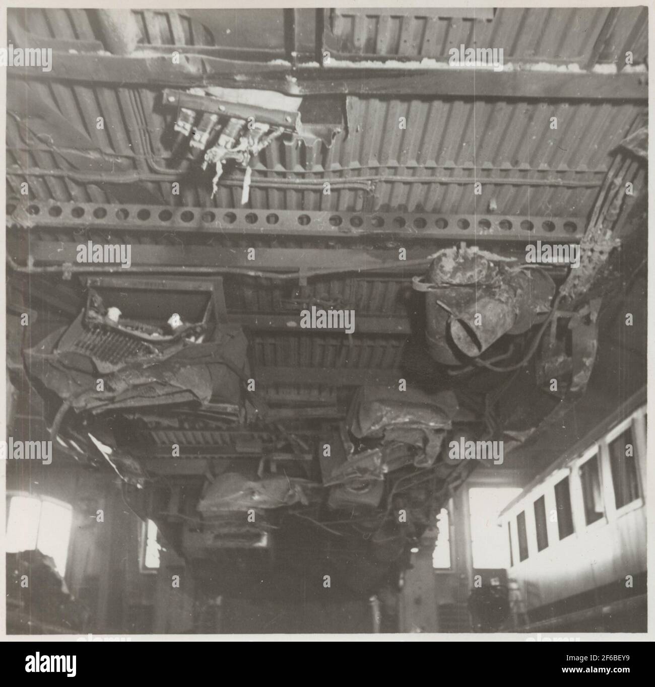 Injuries in the undercarriage of the A-carriage after accident at the ...